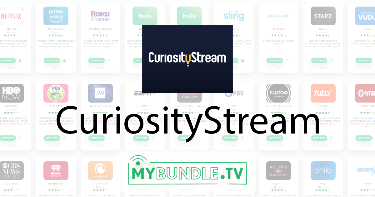 CuriosityStream App Price & Features | MyBundle.TV